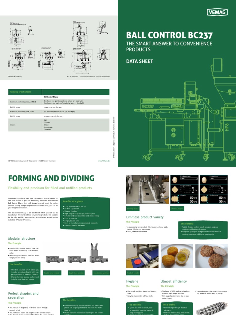 Ball Control Bc237: The Smart Answer To Convenience Products | PDF ...
