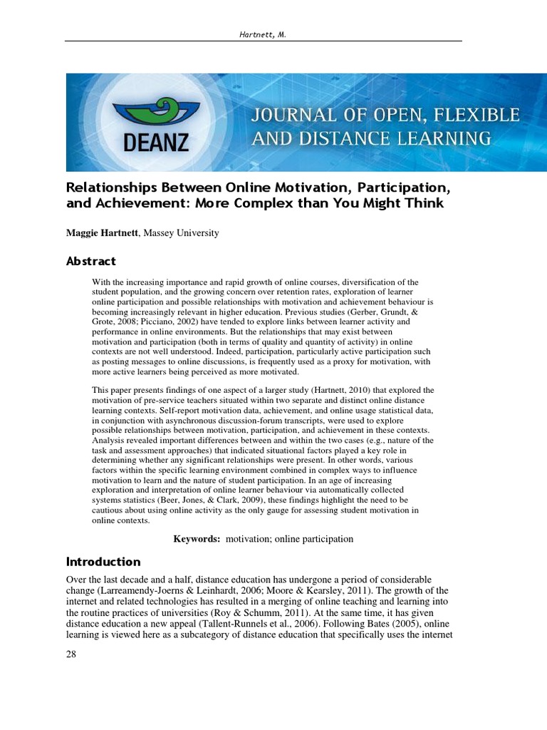 Online Motivation | PDF | Motivation | Motivational