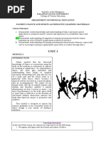 PE 3 PATH FIT 3 Module 1 | PDF | Dances | Ballet