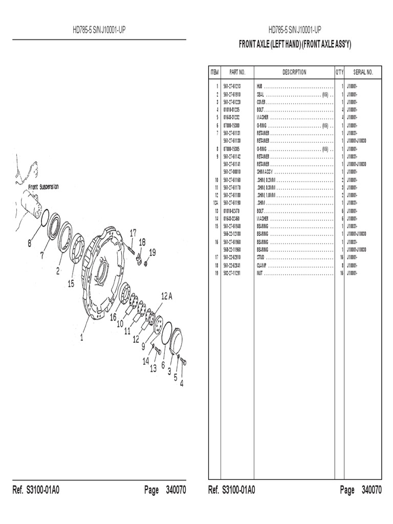 HD785-5 - Parts - Book For Material Code Creation | PDF | Mechanical ...
