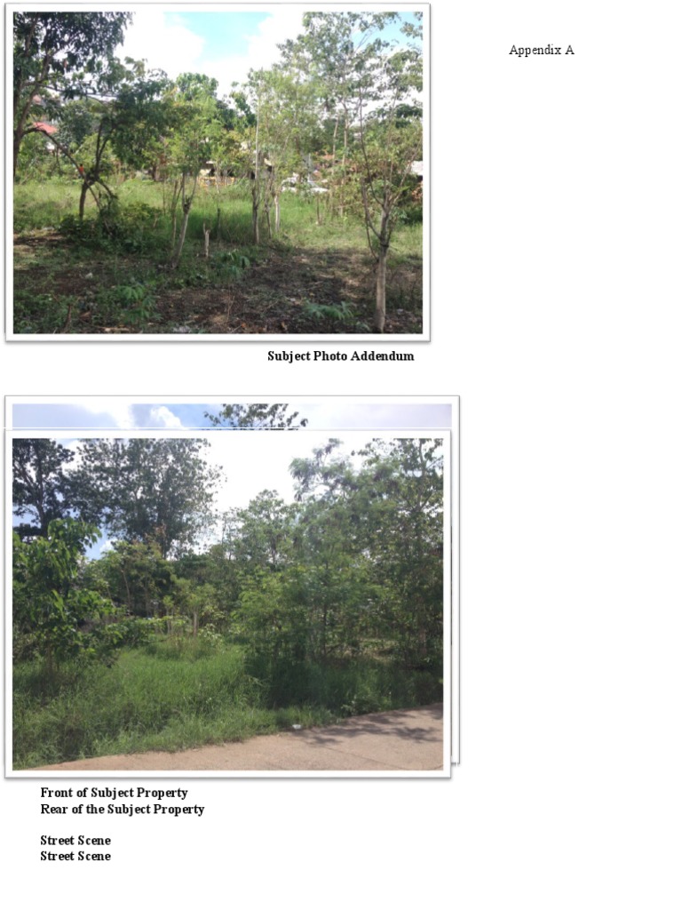 Subject Photo Addendum | PDF
