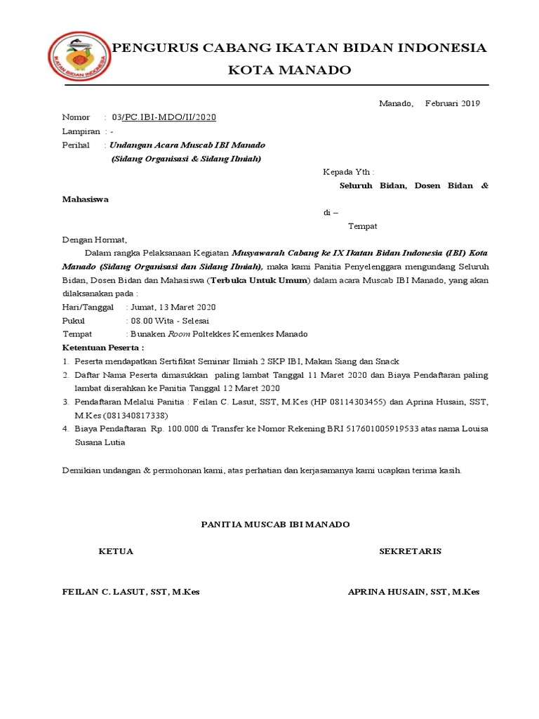 Undangan Seminar IBI Feilan | PDF | Bisnis