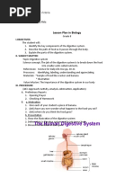Semi-Detailed Lesson Plan - Science 8 | PDF | Digestion | Human Digestive System