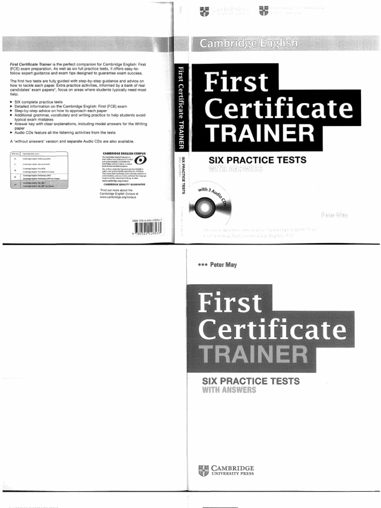 First Certificate Trainer PDF | PDF