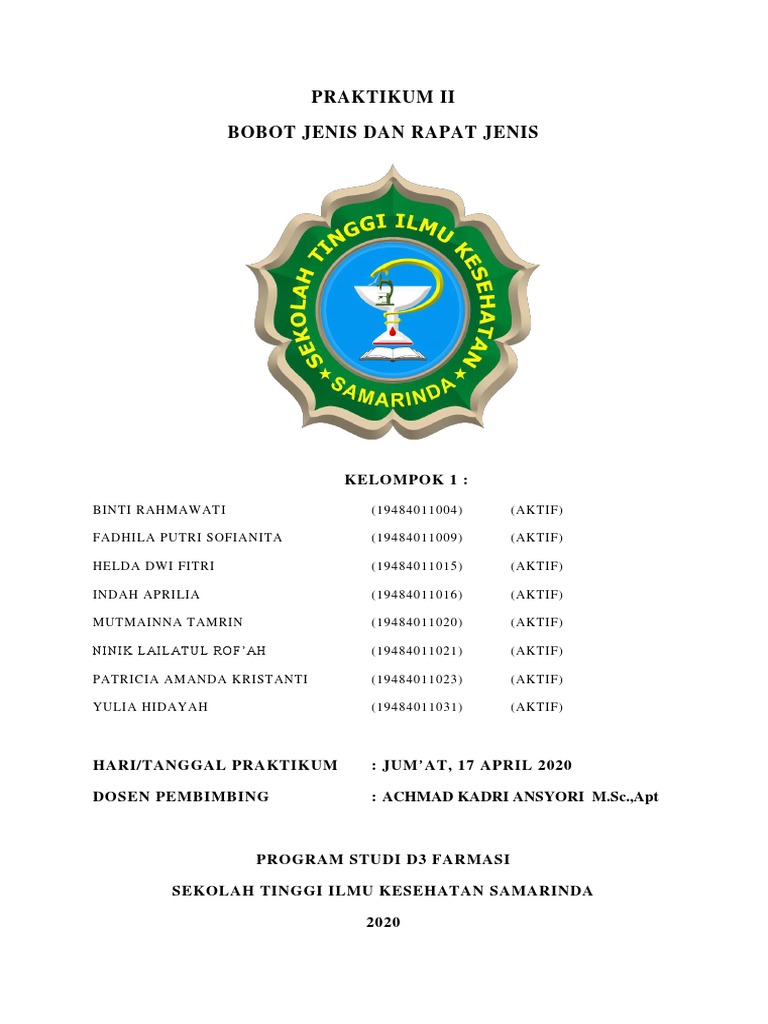 Bobot Jenis dan Kerapatan Zat Cair | PDF | Sains & Matematika