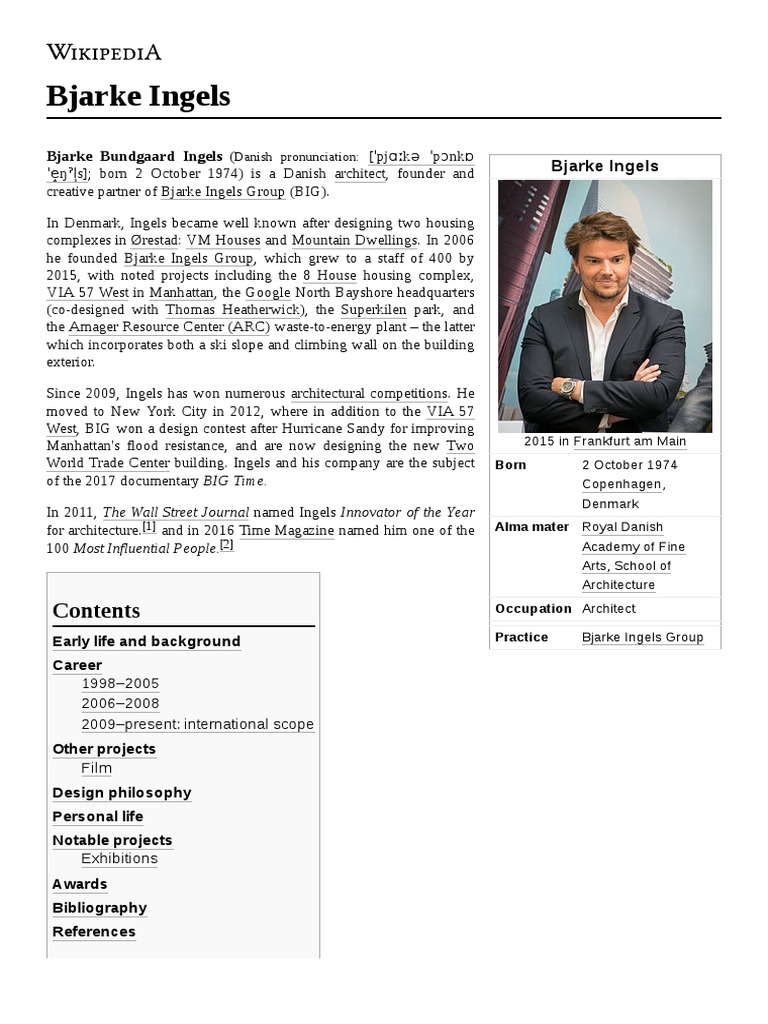 Bjarke Bundgaard Ingels ( | PDF