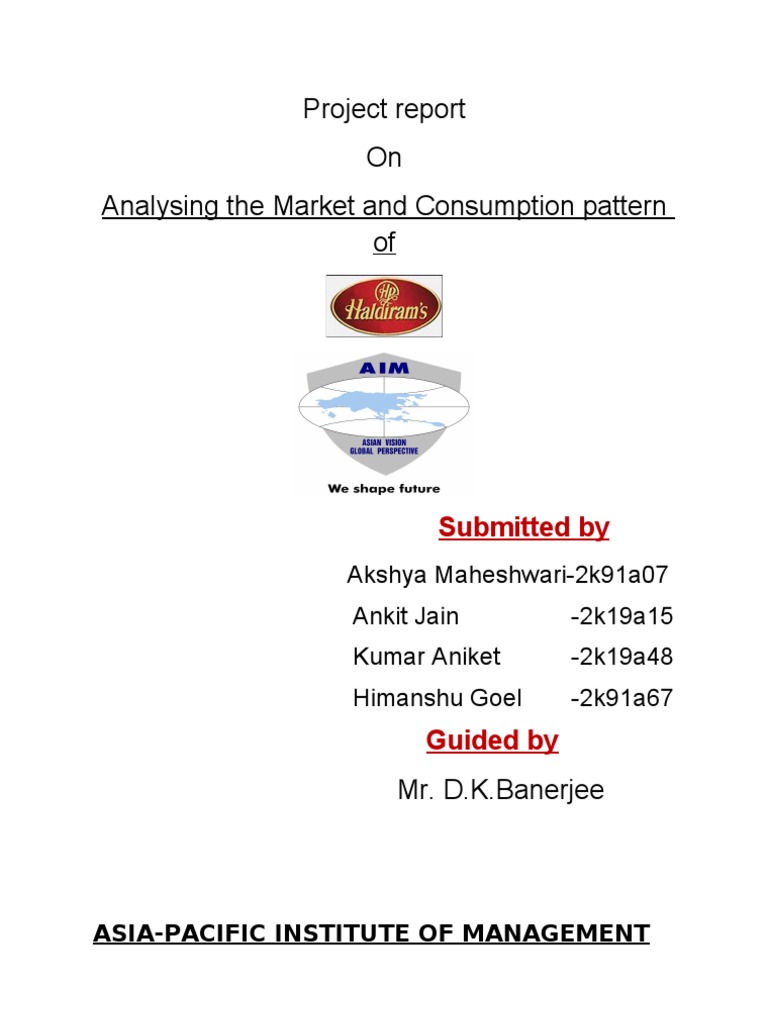 Project Report On BRM | PDF | Questionnaire | Data
