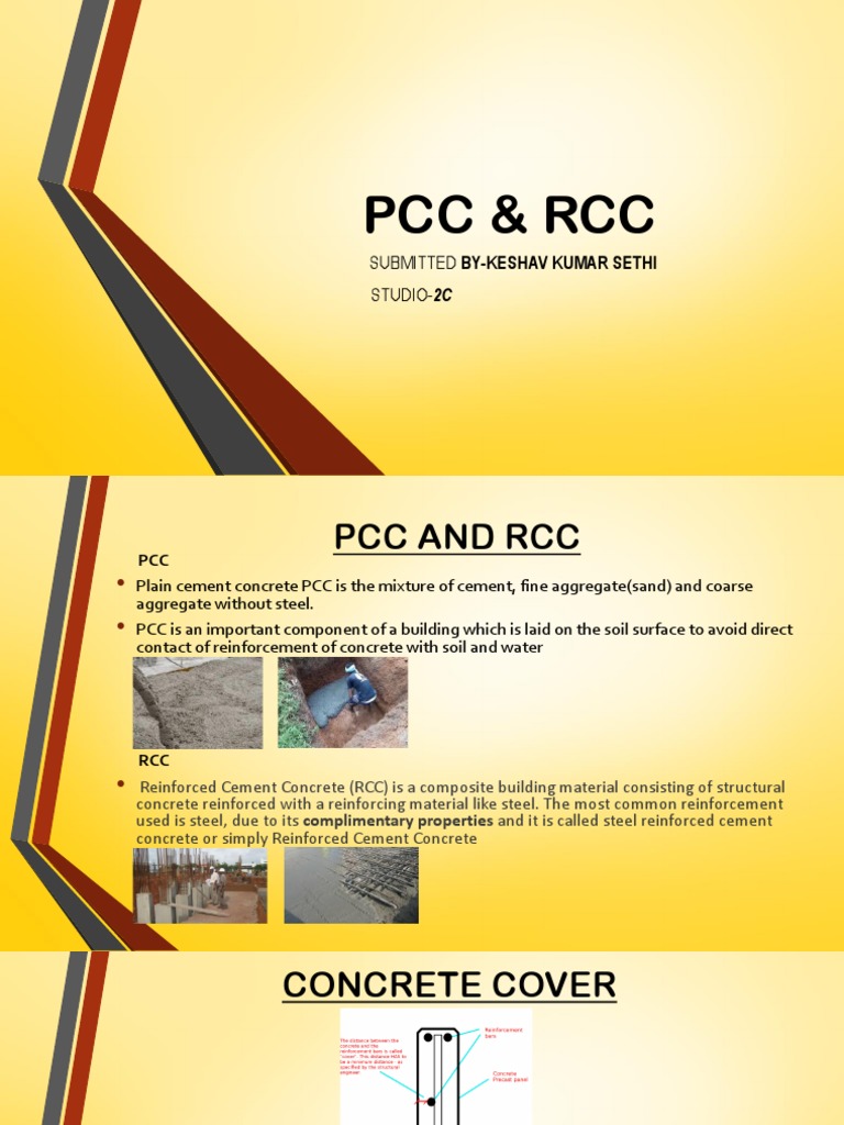 PCC vs RCC: Key Differences Explained | PDF | Concrete | Reinforced ...