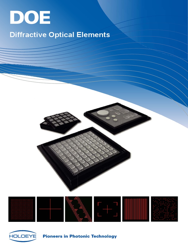 Diffractive Optical Elements | PDF | Diffraction | Photolithography