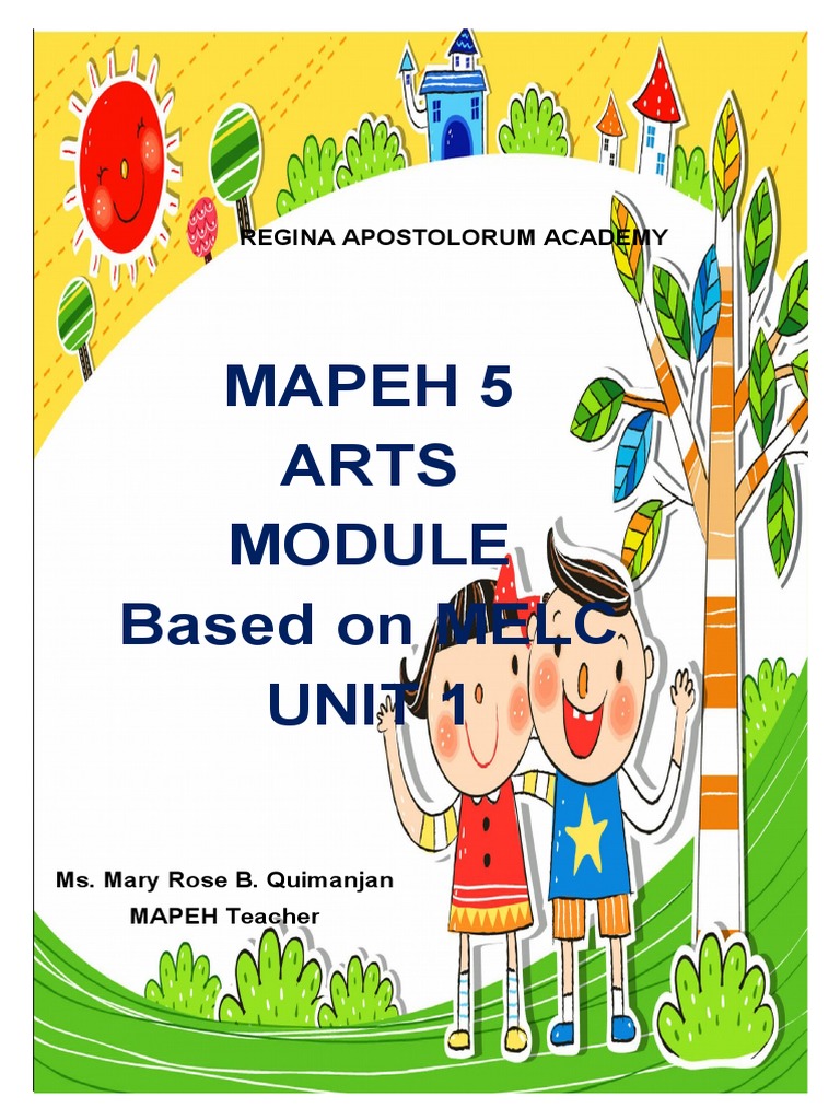 Soft Copy in MAPEH 5 | PDF | Drawing | Art Media