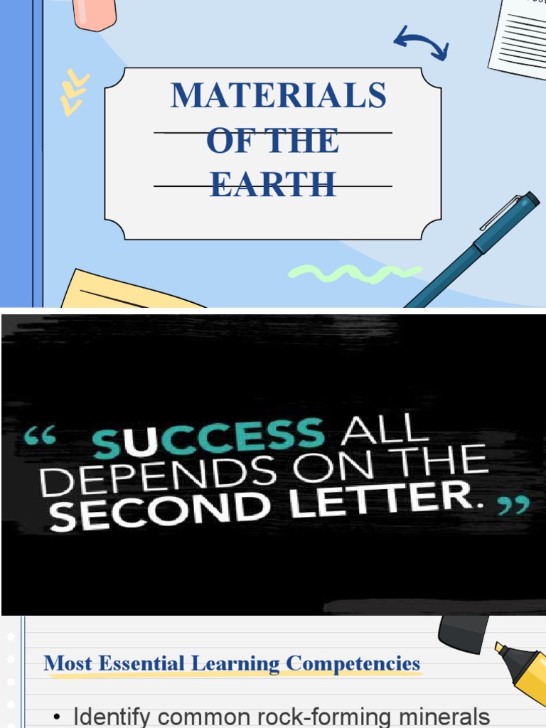 Earth Materials: Rocks and Minerals | PDF | Science & Mathematics ...