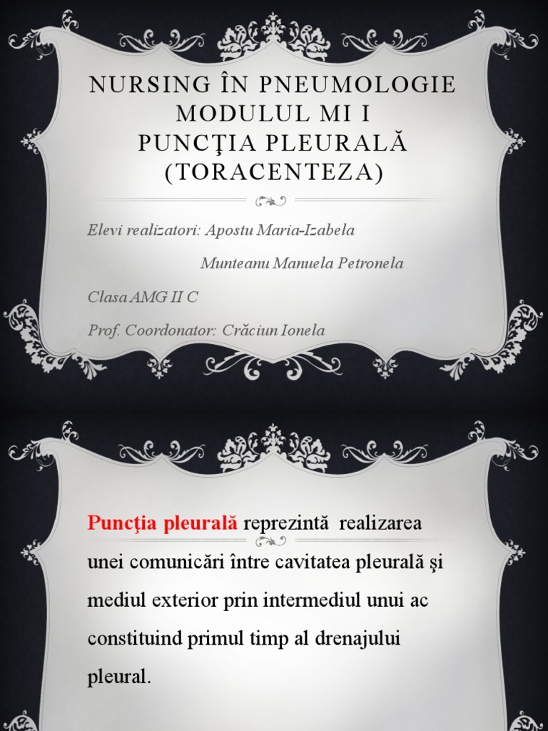 Punctia Pleurala | PDF