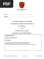OCR A Level Physics Formula Sheet | PDF | Electronvolt | Physical ...