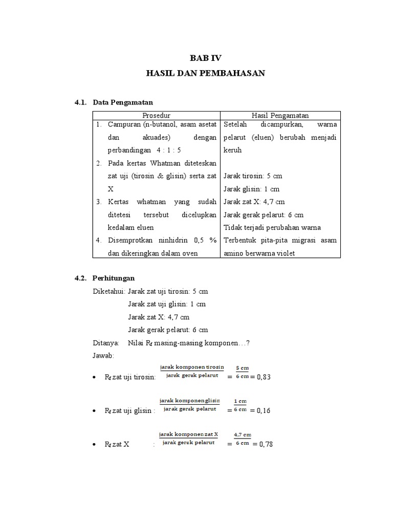 Data Hasil Pengamatan | PDF