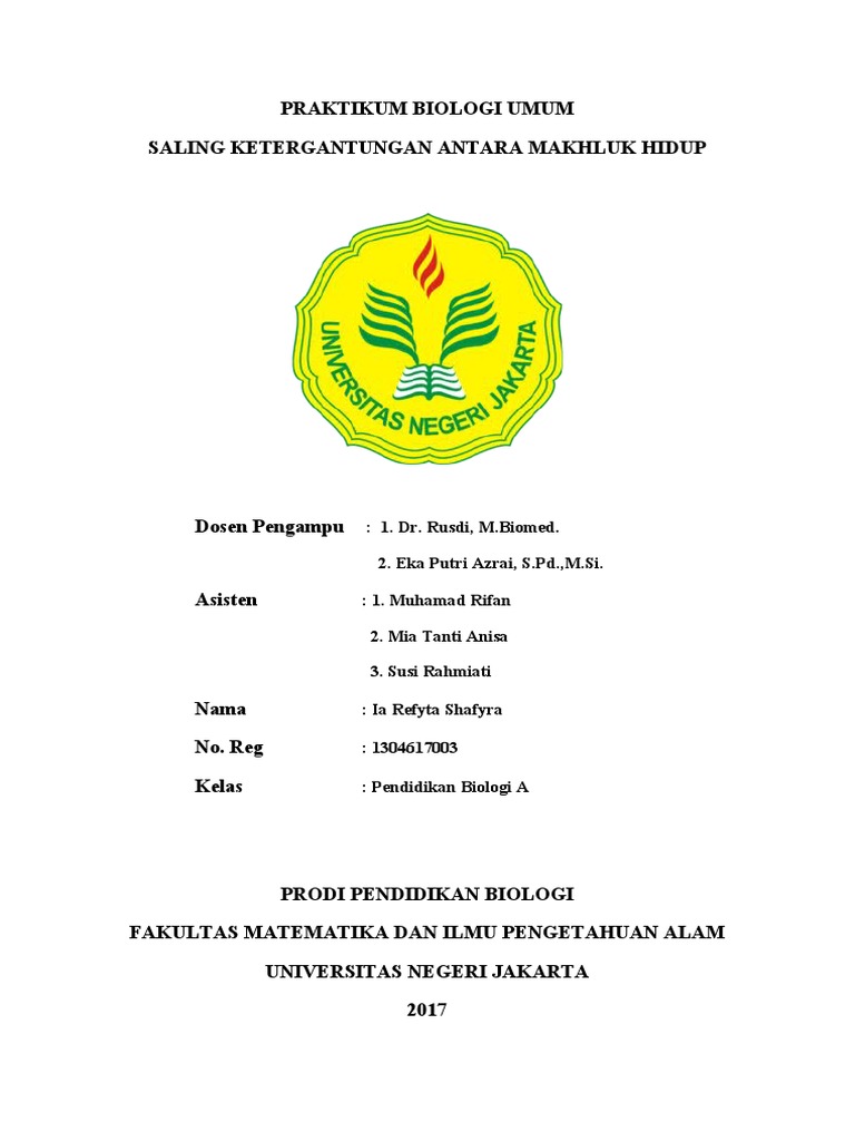 Saling Ketergantungan dalam Ekosistem | PDF