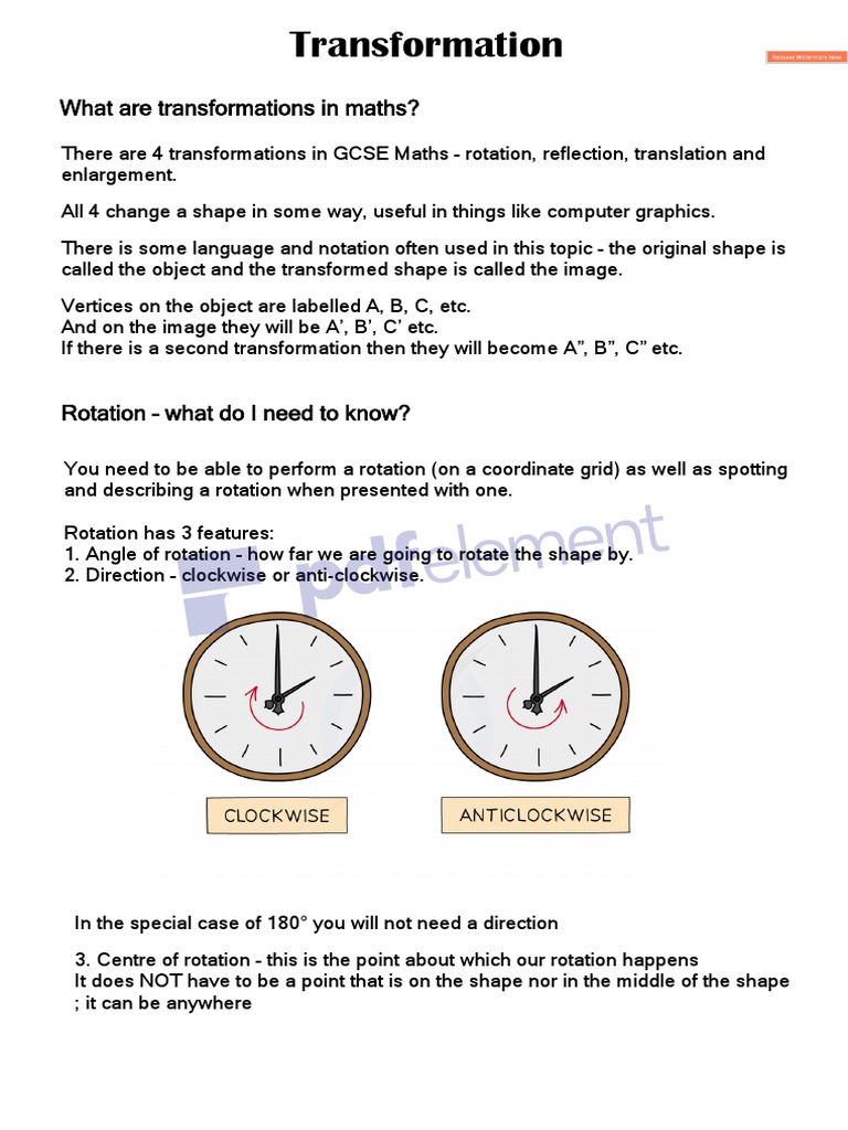An In-Depth Examination of the Four Key Transformations in Mathematics ...
