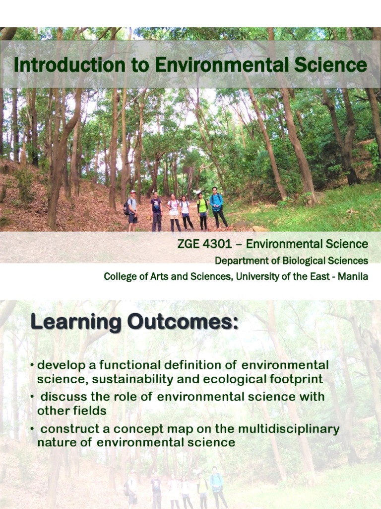 Introduction To Environmental Science | PDF | Natural Environment | Ecology