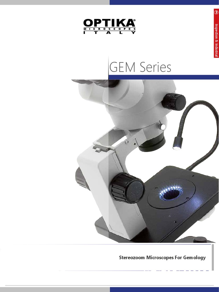 OPTIKA Microscopy Catalog - Inspection & Industrial - GEM PDF | PDF | Gemstone | Lighting