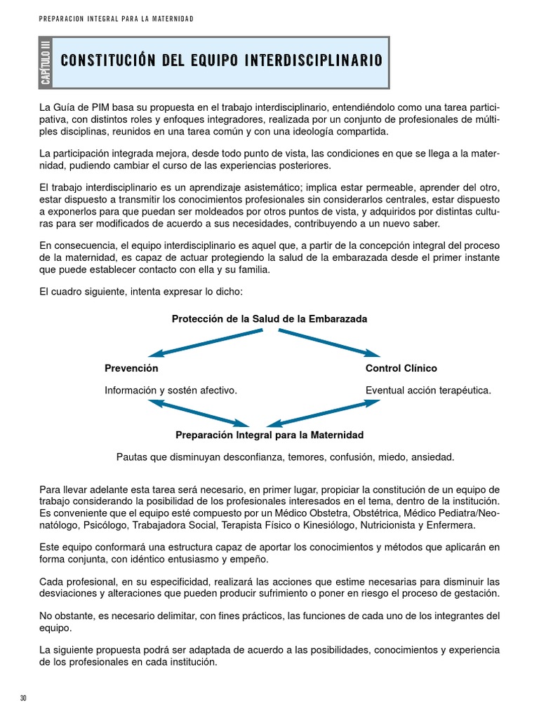 PIM Preparacion Integral para La Maternidad | PDF | Aprendizaje | El embarazo