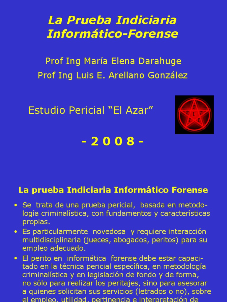 Prueba Pericial Informatico Forense | PDF | Ciencia forense ...