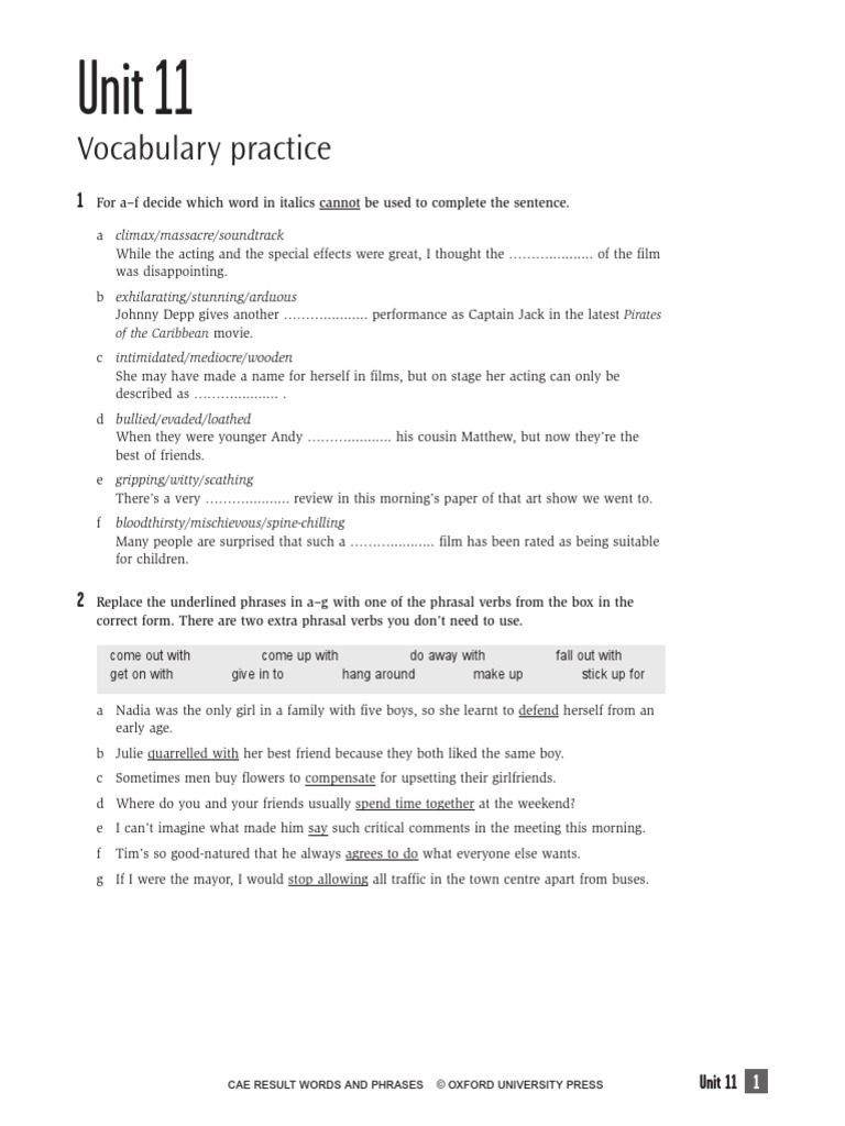 Unit11 PDF | Download Free PDF | Language Mechanics | Grammar