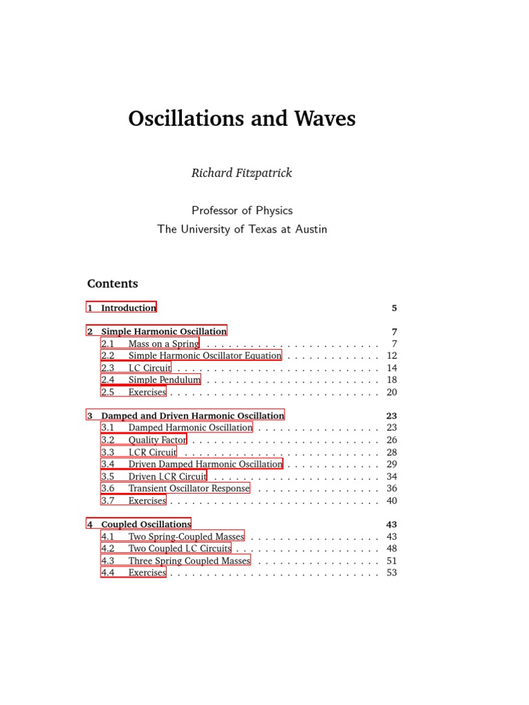Waves | PDF | Waves | Rotation Around A Fixed Axis