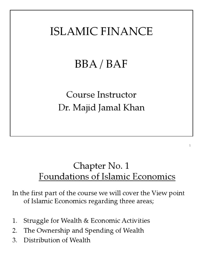 Introduction To Islamic Finance | PDF | Wealth | Property
