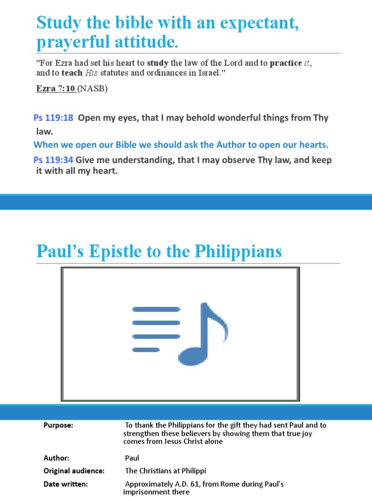 Philippians | PDF | Epistle To The Philippians | Paul The Apostle