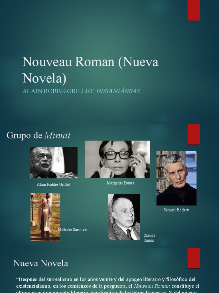 Nouveau Roman (Nueva Novela) | PDF | Novelas | Poesía