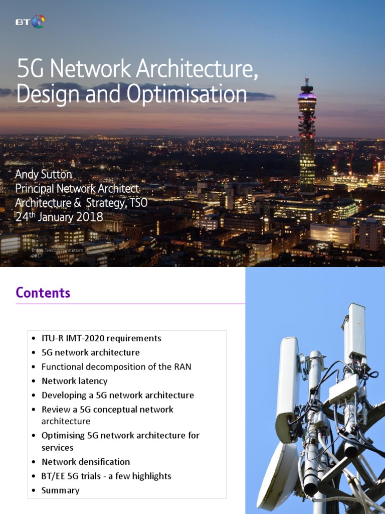 5G Network Architecture, Design and Optimisation | PDF | Computer ...