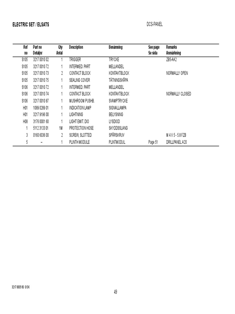 Electrical Parts Catalog | PDF