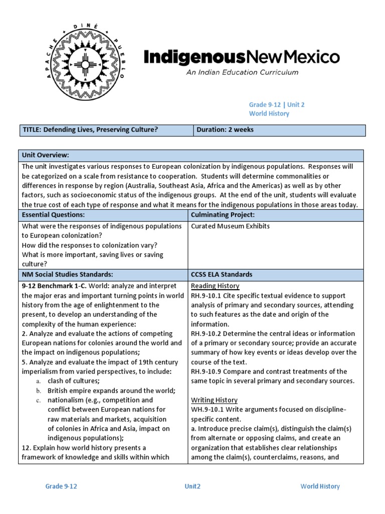 World History - Unit 2 Overview | PDF | Imperialism | Colonialism