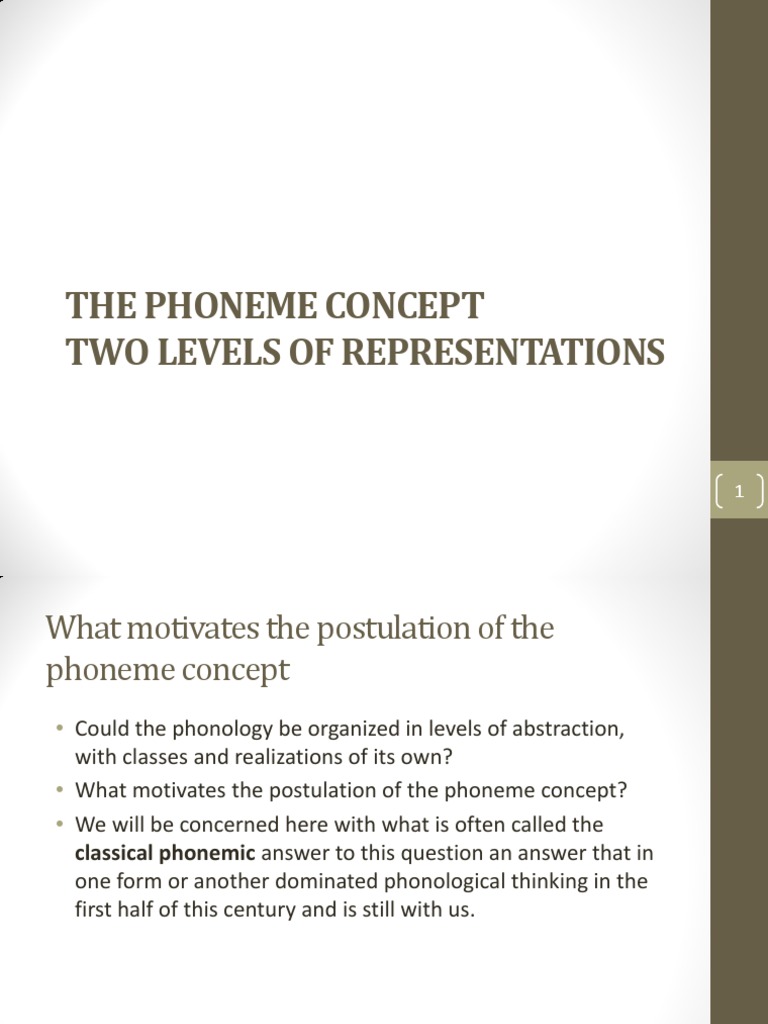 The Phoneme Allophones Distribution - Lecture Notes | Download Free PDF ...