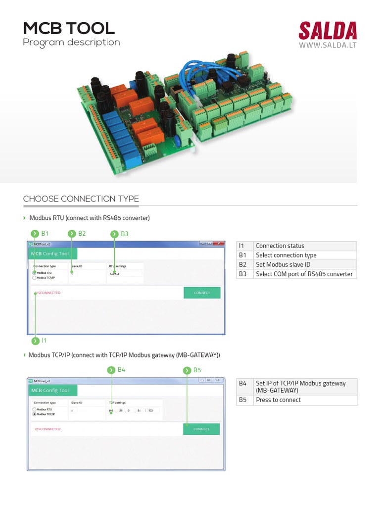 MCB Tool: Program Description | PDF