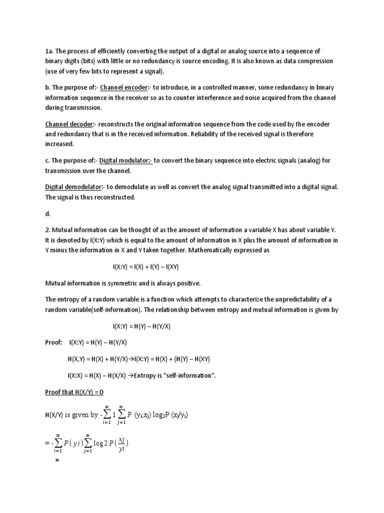 An In-Depth Explanation of Source Encoding, Channel Encoding ...
