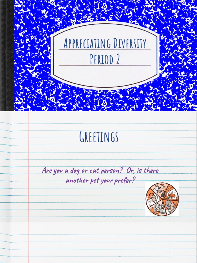 Understanding and Appreciating Diversity | PDF