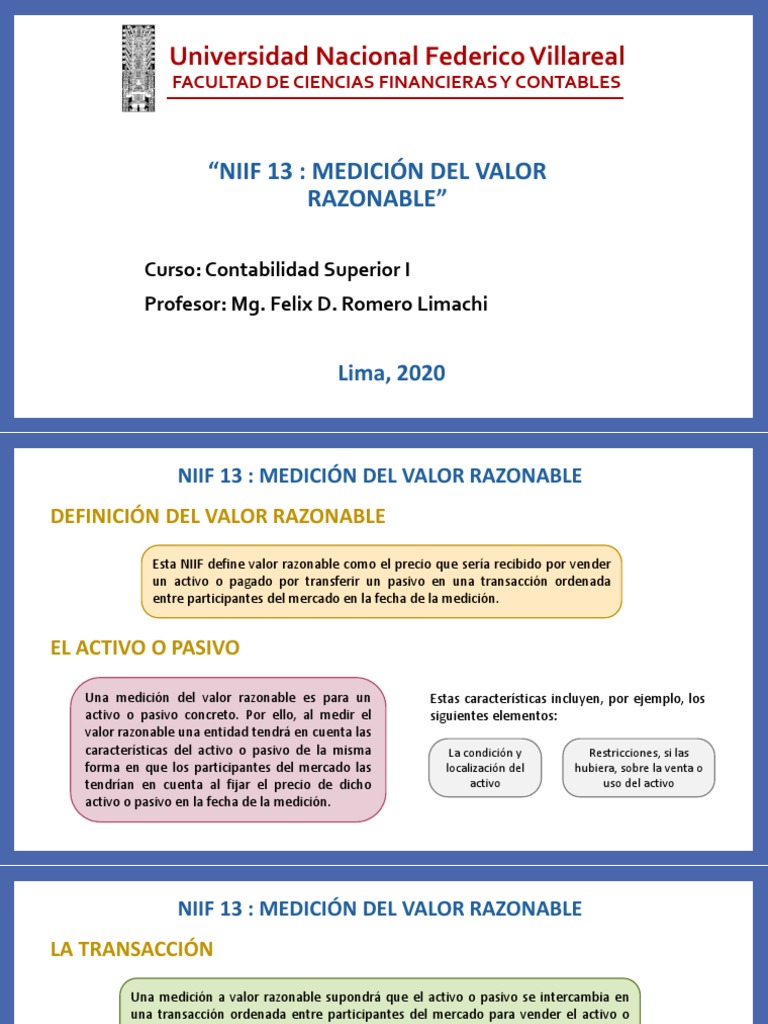 Niif 13 PDF | PDF | normas internacionales de INFORMACION FINANCIERA ...