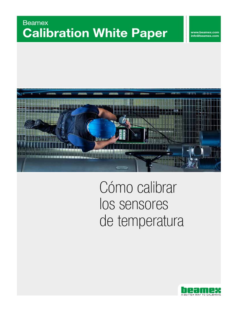 Calibración de Sensores de Temperatura | PDF | Calibración | Sensor