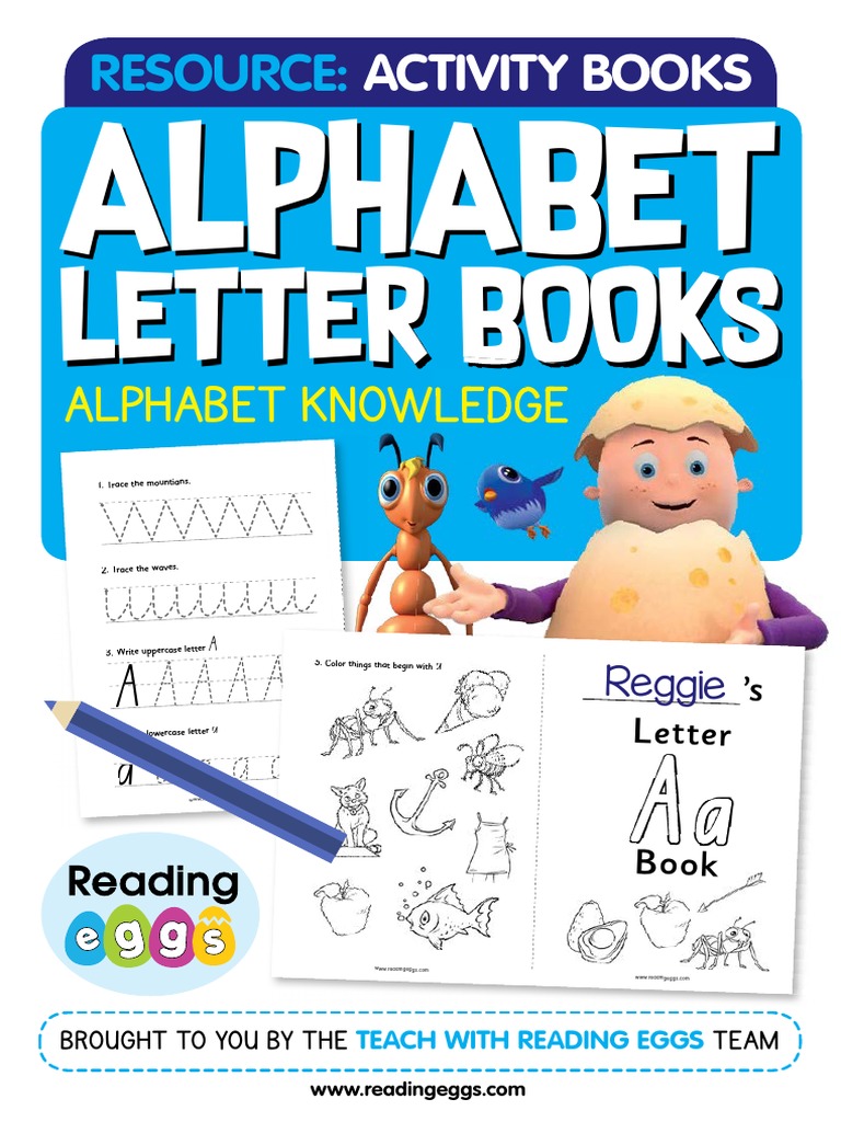 US RE Alphabet Letter Books PDF | PDF | Phonics | Letter Case