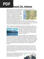 Mount St. Helens Geomorphology Map | PDF | Volcano | Geomorphology