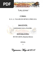 Letra de Valicha | PDF