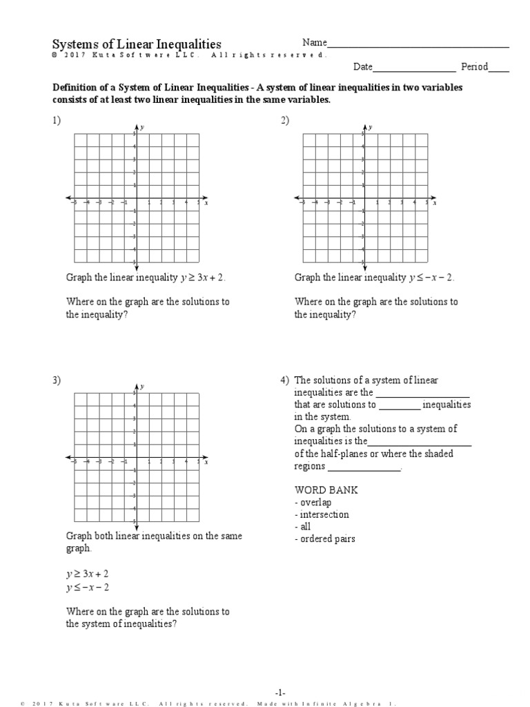 Systems of Inequalities | Download Free PDF | Combinatorial ...