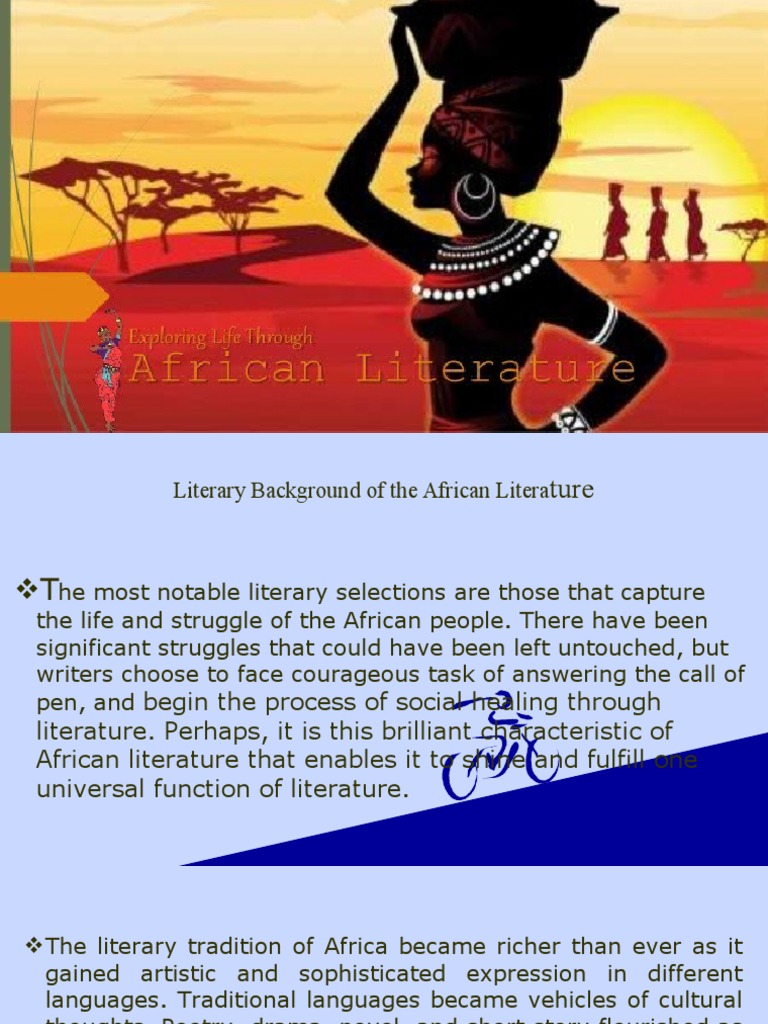 Lesson 1 African Literature | PDF | African Literature | Oral Literature