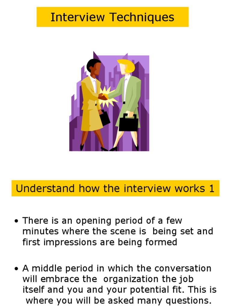 Interview Tips | PDF | Interview | Body Language