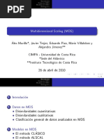 Escalamiento Multidimensional No Métrico (NMDS) | PDF | Análisis de ...