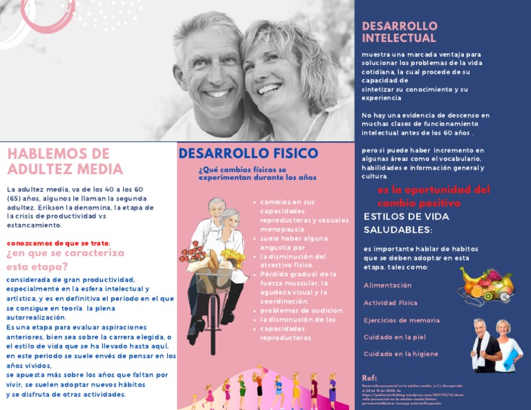 Adultez Media Folleto PDF | PDF | Adultos | Ciencias del comportamiento