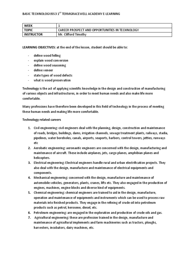 Basic Technology JSS3 | PDF | Steel | Glasses