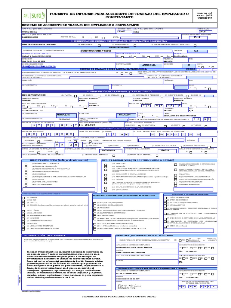 Furat - Sura | PDF | Diagnostico medico | Lesión