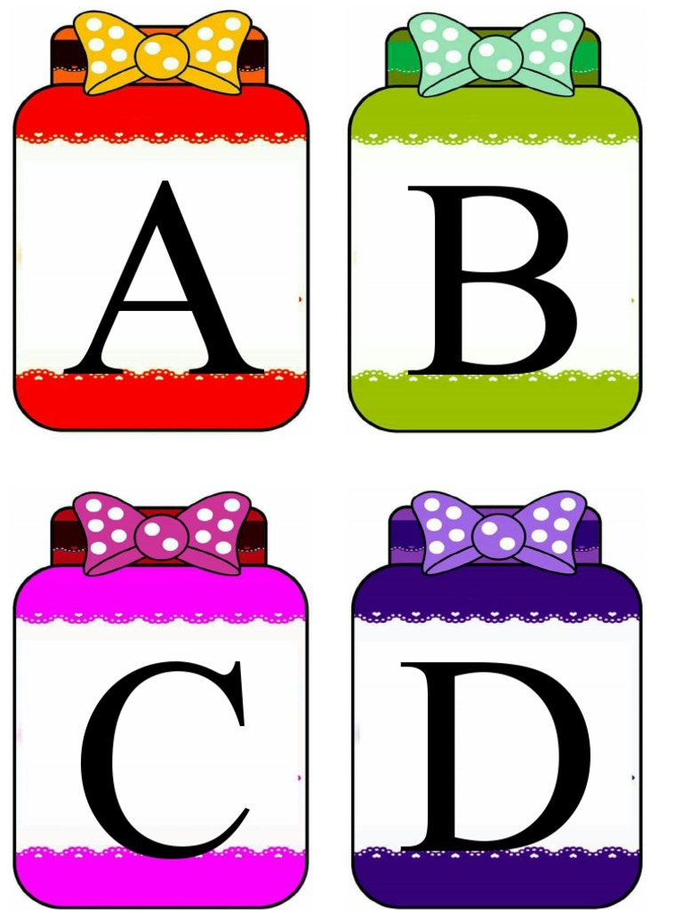 Abjad Abc Dalam Balang | PDF