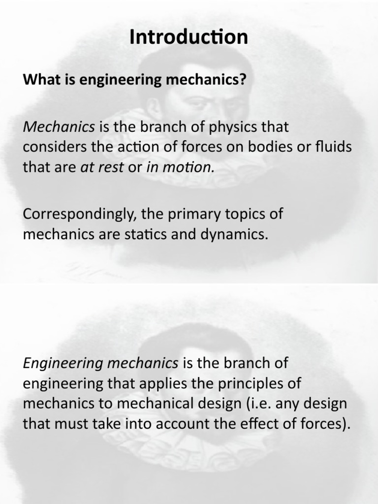 Introduction To Statics | PDF | Classical Mechanics | Mechanics